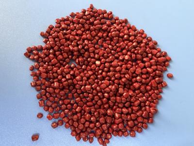 China Red Color Masterbatches PE Carrier for Injection & Film Blowing - 20% Pigment Content, 120-150°C Melting Point for sale