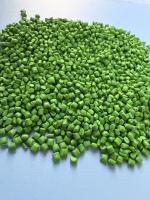 China Green masterbatch is employed for coloration, providing vivid and long-lasting color. for sale