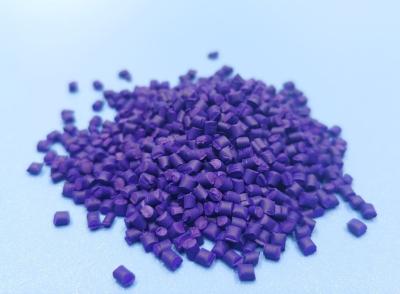 China Purple LDPE Carrier Masterbatch with 20% Pigment Concentration for Blowing Films and Injection Molding for sale