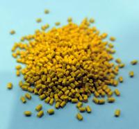 China LDPE Pigment Yellow Colour Master Batch for PE Refuse Bags - 1.7 g/cm³ Density, 140-320°C Processing Temperature for sale
