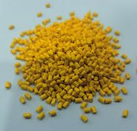 China Polyethylene Yellow Masterbatch with 1.7 g/cm³ Density and 140-320°C Processing Temperature for Plastic Products for sale