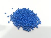 China Blue Peroxide Masterbatch for Blowing Films - 15-70% Pigment Concentration, 1.7 g/cm³ Density, LDPE Carrier for sale