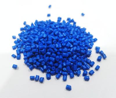 China High Concentration Blue Masterbatch for LDPE Injection Molding - 15-70% Pigment, 1.7 g/cm³ Density for sale
