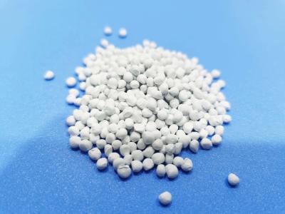 China White Plastic Color Masterbatch with 20% TiO2 Content and 1.7 g/cm³ Density for LDPE Film and Injection Molding for sale