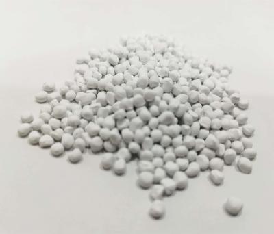 China PE White Color PVC Masterbatch with TiO2 Pigment for Shopping Bags - 25kg Bags, 26 Tons per Container for sale