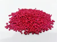 China Rose Red Masterbatch 20% Pigment Content for HDPE LLDPE LDPE Bags - 140-320°C Processing Temperature for sale