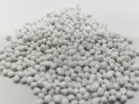 China PP Carrier White Masterbatch for LDPE LLDPE - 20-70% Pigment Content with 2-8% Adding Rate for Plastic Coloring for sale
