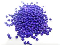 China LDPE Plastic Masterbatch Purple Color Pellets - 1.7 g/cm³ Density, <3.00 g/10min Melt Flow Rate for Film and Injection Molding for sale