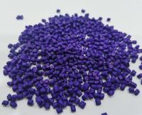 China Violet Purple Plastic Masterbatches with LDPE Carrier and Recycled HDPE Pellets - 1.7 g/cm³ Density, 140-320℃ Processing for sale