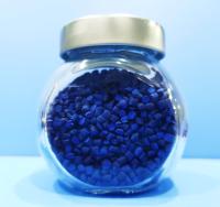 China Recycle PE Polypropylene Masterbatch Blue Color LLDPE Industrial Film for sale