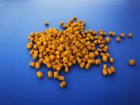 China 20% Concentration PP Yellow Masterbatch PP3036 for Injection Molding - 140-320℃ Processing Temperature for sale