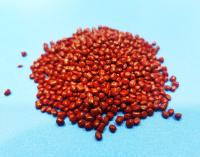 China High Gloss Plastic Red Masterbatch 35% Concentration for Buckets Basins Bottles LDPE Carrier for sale