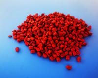China Red Pigment Rutile Polyone Masterbatch for Polyethylene Film - 20% Concentration, 1.7 g/cm³ Density for sale