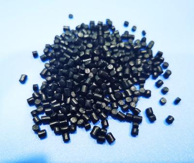 China Carbon Black Masterbatch A44 - 38% Pigment Concentration LDPE Carrier for Injection Molding with 1.7 g/cm³ Density for sale