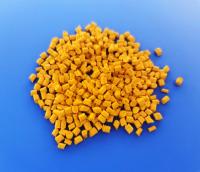 China Yellow Masterbatch CAI-Y5261 LDPE Carrier for PP ABS PS Injection Molding and Film Extrusion for sale