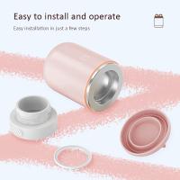 China Fast Heating Smart Baby Bottle Usb Milk Bottle Warmer Portable Thermal Bottle Warmer 8800mah for sale