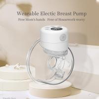 China Electric Wearable Breast Pump Set On The Go Hands Free Pump With Suction Function for sale