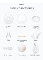 China PP Silicon Portable Electric Breast Pump For Baby Feeding Milk Extraction for sale