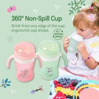 China 130g Pink Baby Milk Training Cup Toddlers Newborn Sippy Cup for sale