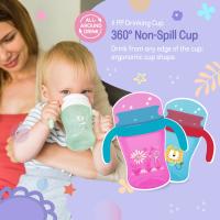 China 130g Pink Baby Milk Training Cup Toddlers Newborn Sippy Cup for sale