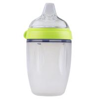 China Slow Flow Baby Feeding Bottle Nitrosamine Free 10oz Silicone Sipper Bottle for sale