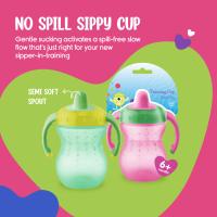 China 240ml Drop Resistant Silicone Infant Training Cup Water Bottles Breast Milk Cup Feeding BPA Free for sale