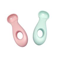China 41g Non Toxic Silicone Infant Spoon Feeder Baby Milk Feeding Spoon Soft Tip Spoons for sale