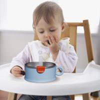 China Eco Friendly SS316 Infant Tableware Baby Products Silicone Dinnerware Infant Suction Plate for sale