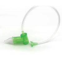 China Custom Logo Infant Nose Suction Silicone Baby Nasal Aspirator Newborn With Soft Tips for sale