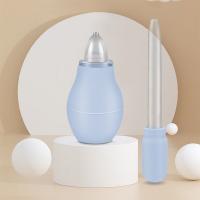 China Customized Colors Soft Infant Nasal Aspirator Babies Newborn Nose Cleaner for sale