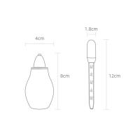 China Customized Colors Soft Infant Nasal Aspirator Babies Newborn Nose Cleaner for sale