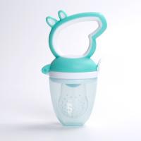 China Cute Pig Animal Shape Silicone Fruit Teether Baby Teething Pacifier Fruit  Fruit Dummy for sale