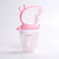 China Cute Pig Animal Shape Silicone Fruit Teether Baby Teething Pacifier Fruit  Fruit Dummy for sale