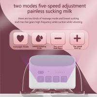 China OEM 24mm Electric Breast Pump Bottles Milk Extractor Double Suction Baby Feeder Massage for sale