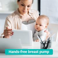 China PP Customize Double Wearable Breast Pump 9 Levels Electric Feeding Pump for sale