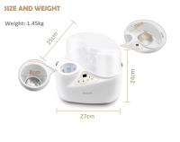 China Portable Baby Bottle Sterilizer 6 Bottle Capacity ABS Material for sale