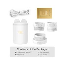 China Portable Baby Bottle Warmer 8800mAh Battery with Fast Heating 3 Minutes for sale