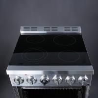 China 24-Inch Freestanding Electric Range with 80L Oven and 4 Heating Elements 1500-2000W for sale