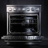 China 30 Inch Freestanding Electric Range with 124L Oven and 7.2kW Induction Cooktop - Space-Saving Design for sale