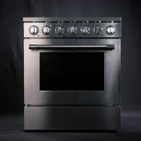 China 30 Inch Freestanding Electric Range with 124L Oven and 7.2kW Induction Cooktop - Space-Saving Design for sale