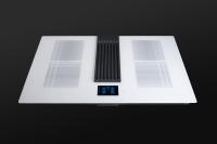 China 30 Inch White Induction Cooktop with Downdraft System - 4 Zones up to 3600W Power - 720×520×874 mm Dimensions for sale