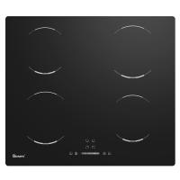 China 24 Inch 4-Burner Induction Cooktop 6400W 220V-240V Built-In Electric Cooktop with Touch Control for sale