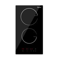China 12 Inch 3500W Built-In Induction Cooktop with Dual Burners 220V-240V Hard Wire Installation for sale