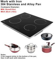 China 60cm Plug-in Induction Hob 2800W 13A with Bridge Zone - Integrated Electric Cooktop for sale