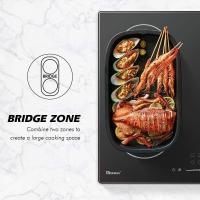 China 60cm Plug-in Induction Hob 2800W 13A with Bridge Zone - Integrated Electric Cooktop for sale