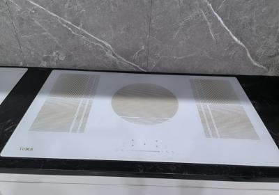 China Black White Built-In Electric Cooktop Ceramic Glass Surface - Borosilicate & Microcrystalline Glass with 700°C Thermal Resistance for sale