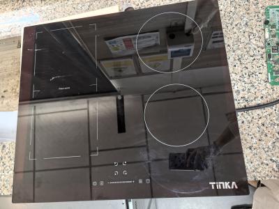 China 60cm Black Glass Electric Ceramic Cooktop with 4 Cooking Zones, 6kW Power and 9-Level Temperature Control for sale