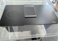 China 60cm 2-Zone Induction Hob with Built-In Downdraft Extractor - 504m³/h Max Airflow & Touch Control for sale