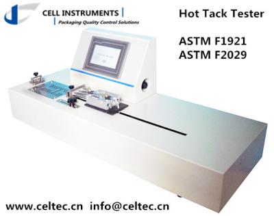 China Hot Tack Tester Hot Seal Strength Tester ASTM F1921 250C 200N for sale