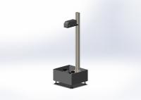 China PVC Sheet Ball Impact Tester 300-600mm Height Steel Ball Drop Test Instrument for sale